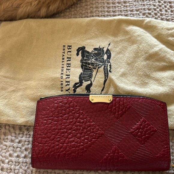 Burberry | Bags | Burberry Leather Wallet | Poshmark